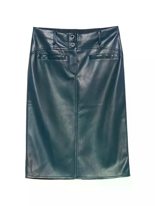 Patrizia Pepe Logo-button Mini Skirt