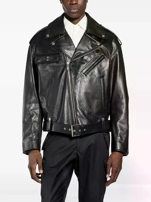 Alexander McQueen Leather Biker Jacket