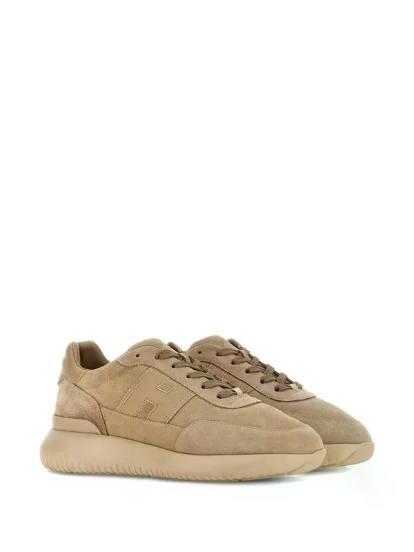 Hogan Cube Lace-up Sneakers - Neutrals