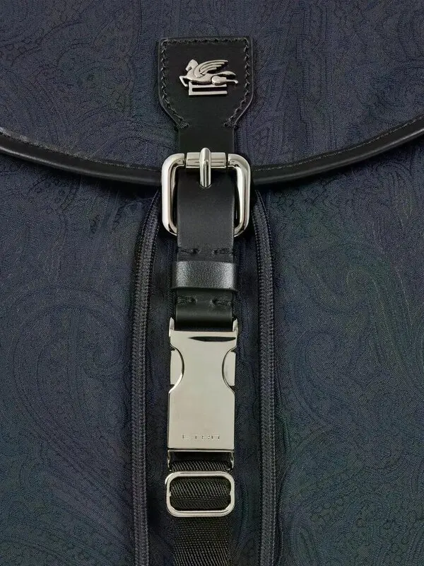 Etro Pegaso-logo Backpack