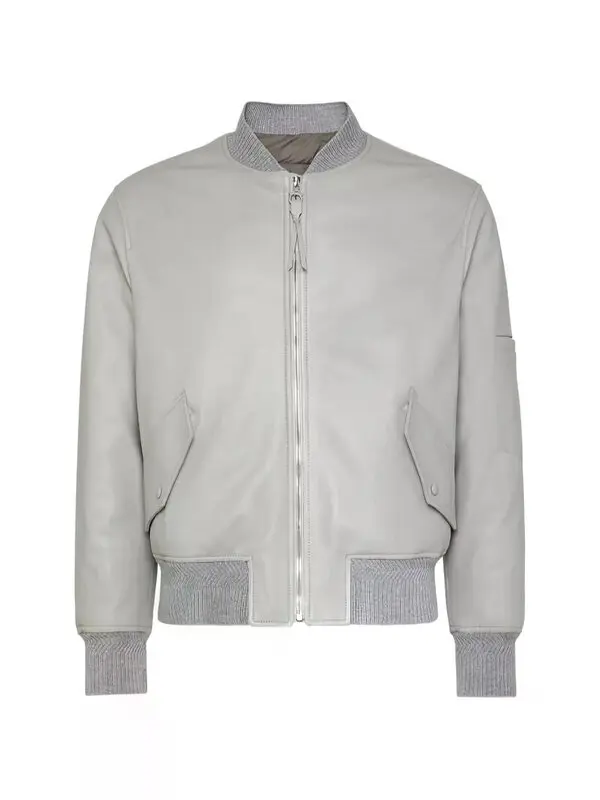FERRAGAMO Zip Leather Jacket