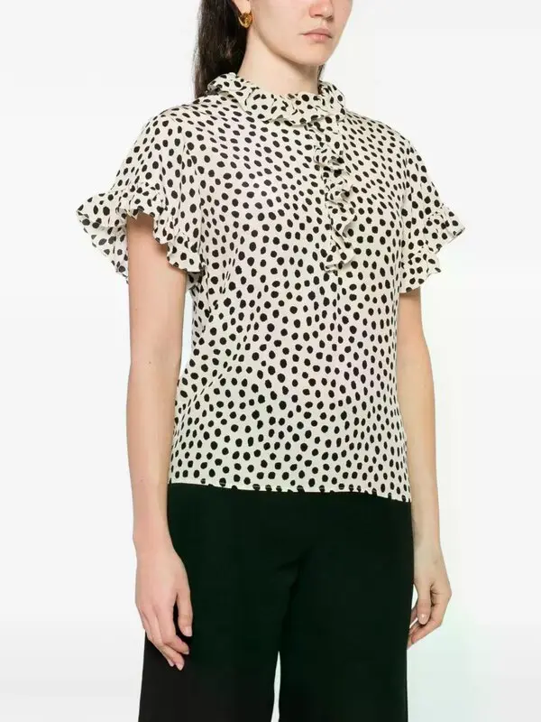 Chloé Ruffled-neck Blouse