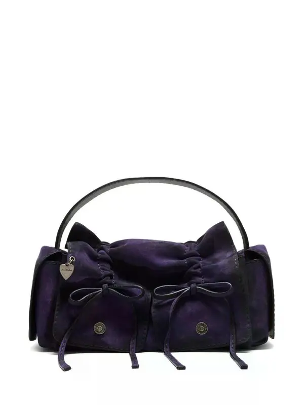 Acne Studios Heart-charm Shoulder Bag - Purple