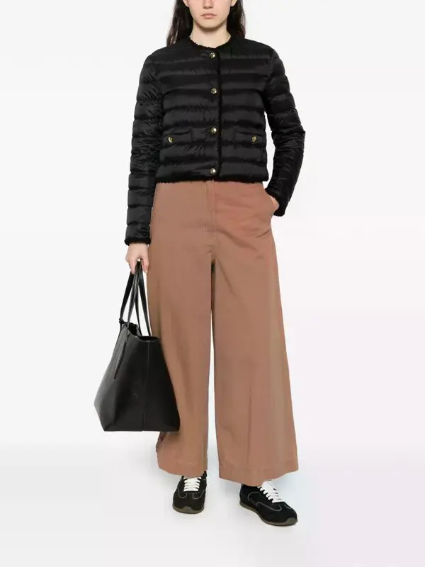 Moncler Bouclé-trim Jacket
