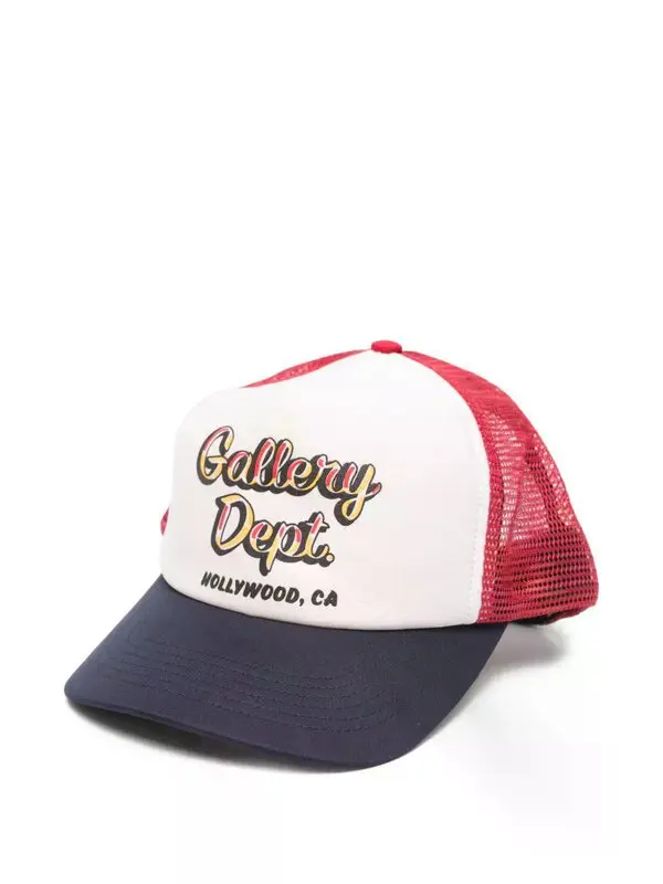 GALLERY DEPT. Logo-print Trucker Hat - Neutrals
