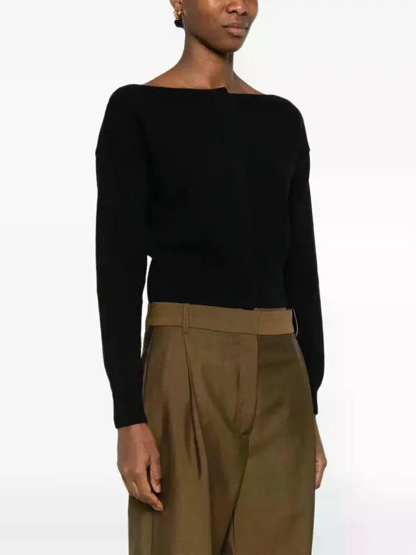TOM FORD Boat Neck Cardigan - Black