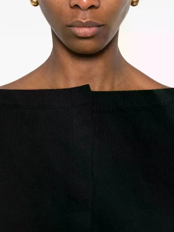 TOM FORD Boat Neck Cardigan - Black