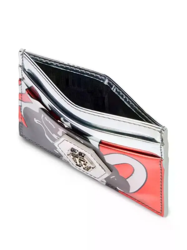 Philipp Plein Embossed-logo Card Holder