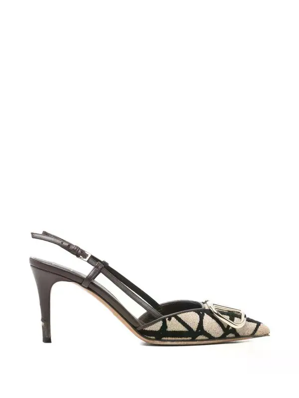 Valentino Garavani Logo Slingback Pumps