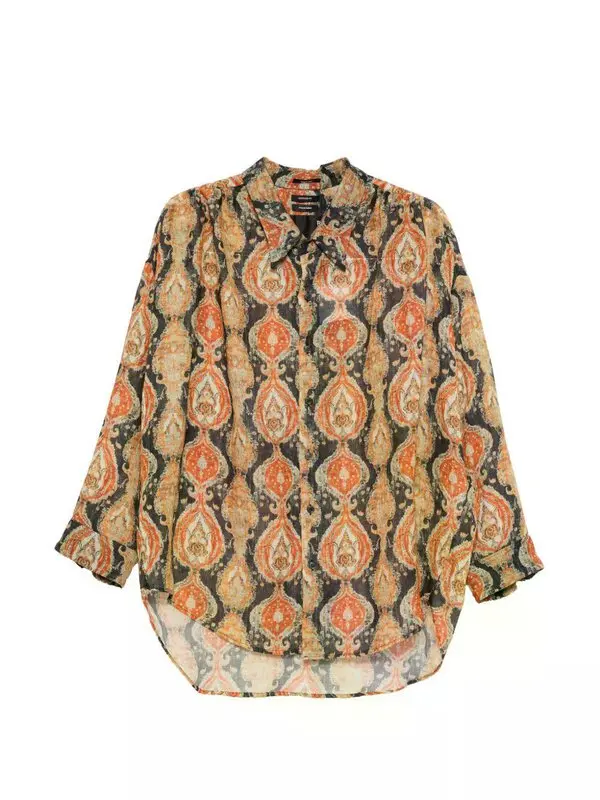 R13 Paisley Print Button-up Shirt