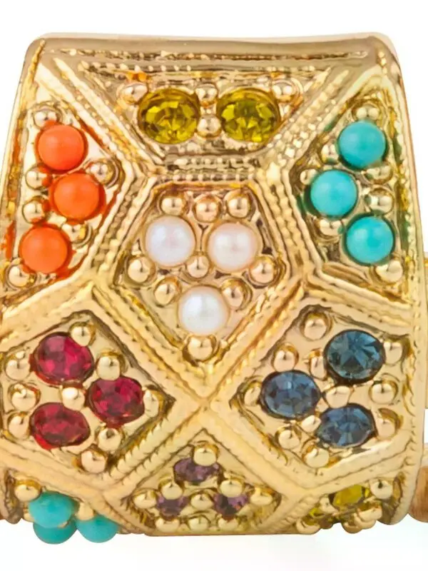 SUSAN CAPLAN 1980s D'orlan Stone-embellished Bracelet