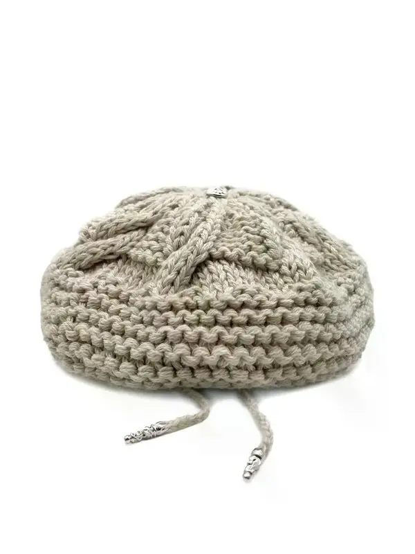 Chrome Hearts Cashmere Beret - Neutrals