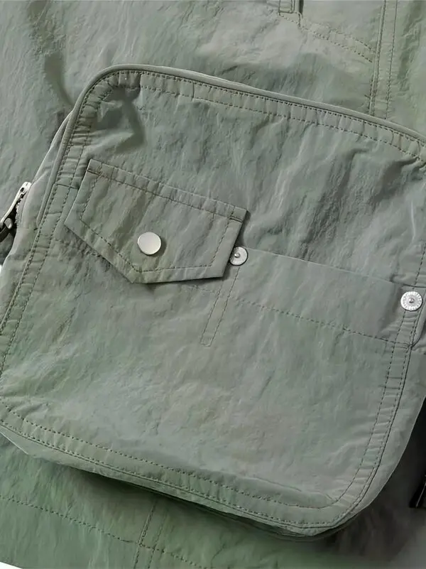 SPOONYARD Zip-pockets Cargo Shorts