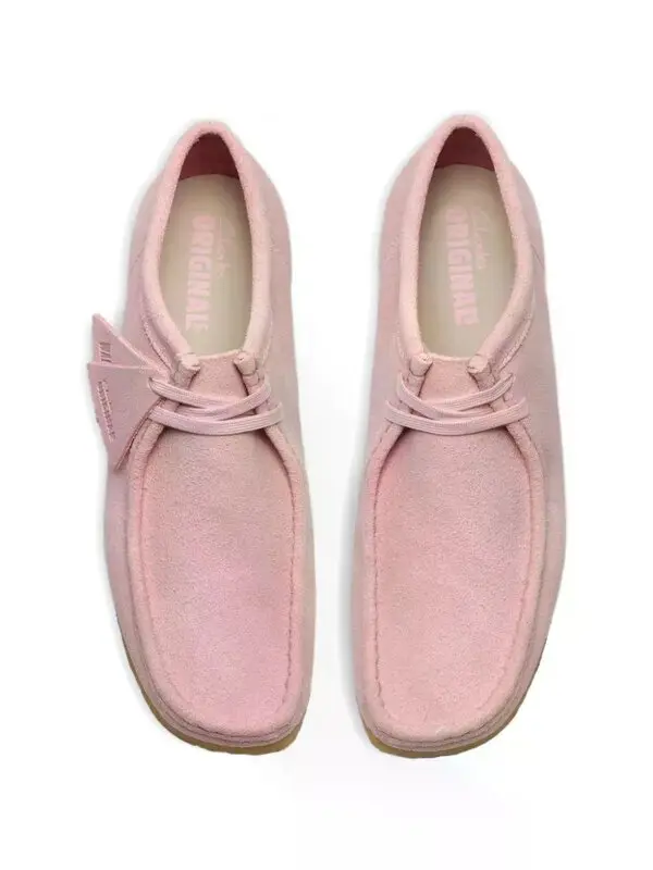 Clarks Wallabee Suede Desert Boots - Pink