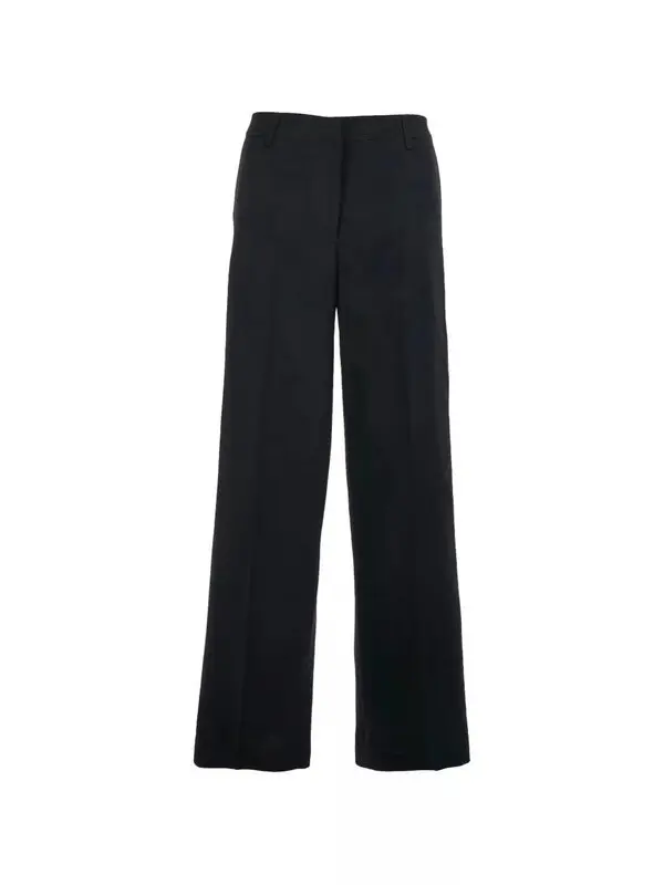 PT TORINO Straight Trousers - Black
