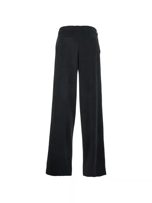 PT TORINO Straight Trousers - Black