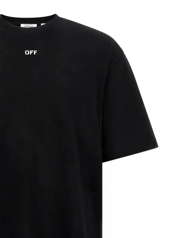 Off-White 3d Spray Arrow Logo-print T-shirt - Black