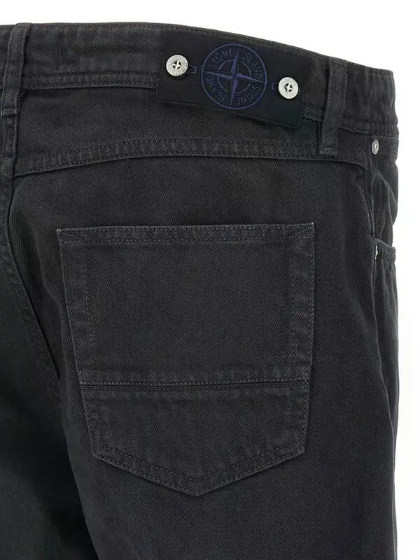Stone Island Five-pocket Straight Leg Jeans