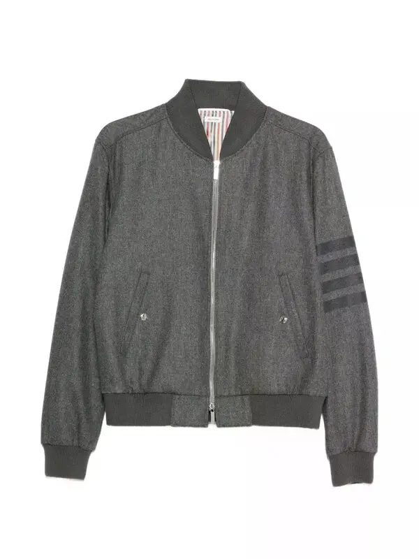 Thom Browne Stripe-detail Bomber Jacket