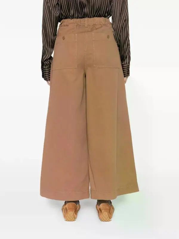 Max Mara Leather Culottes - Brown