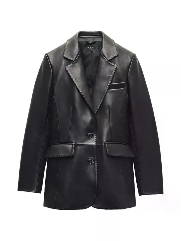 Rag & Bone Ash Leather Blazer