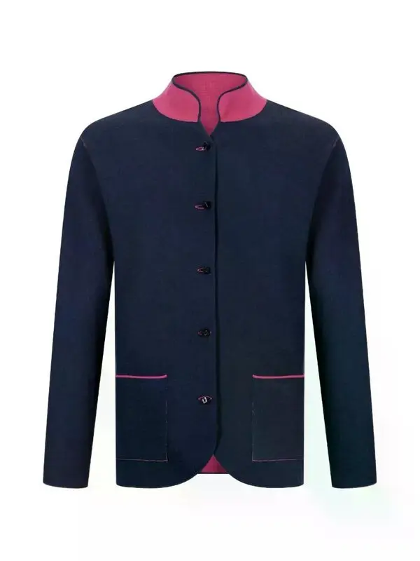 Shanghai Tang Reversible Five-button Cardigan