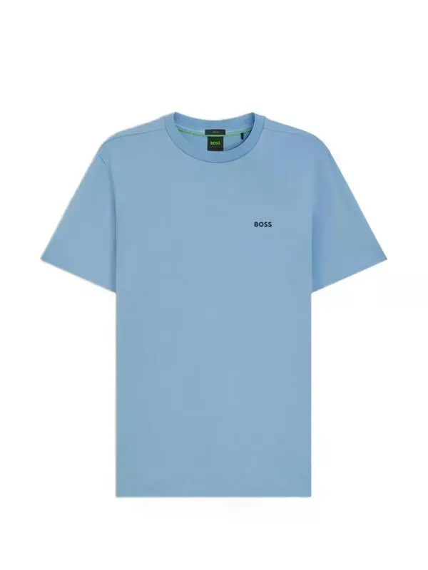 BOSS Logo-detail T-shirt - Blue
