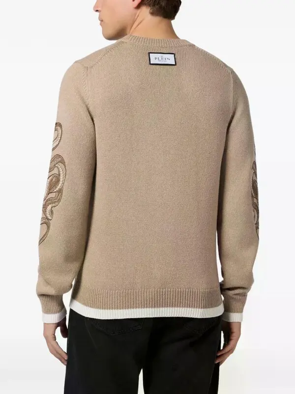 Philipp Plein Skull-print Crew-neck Sweater