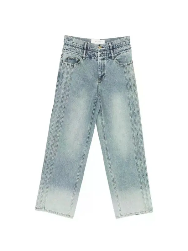 FENG CHEN WANG Faded-effect Denim Jeans