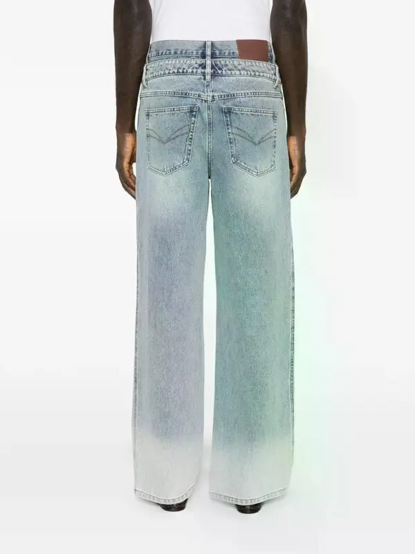 FENG CHEN WANG Faded-effect Denim Jeans