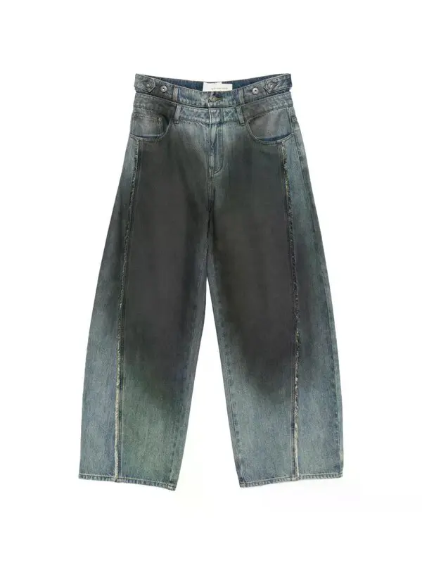 FENG CHEN WANG Gradient-effect Denim Jeans