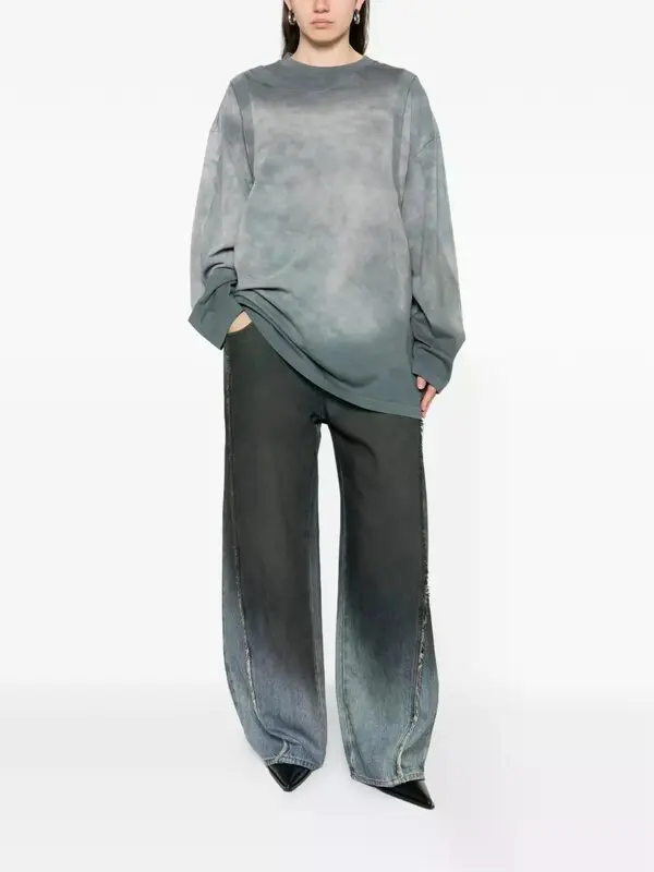 FENG CHEN WANG Gradient-effect Denim Jeans
