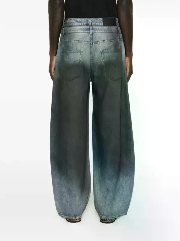 FENG CHEN WANG Gradient-effect Denim Jeans