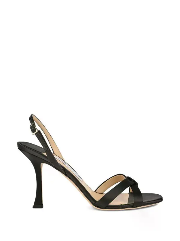 JIMMY CHOO Elsy Leather Slingback Sandals
