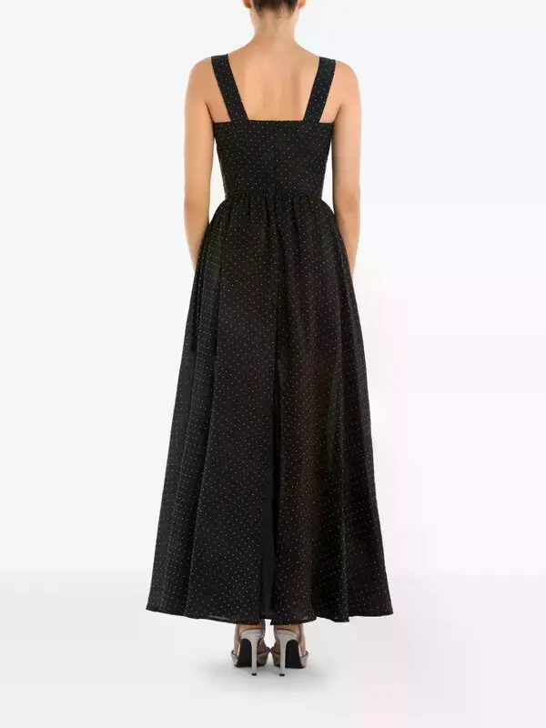 POST MERIDIEM Sequin-embellished Maxi Dress - Black