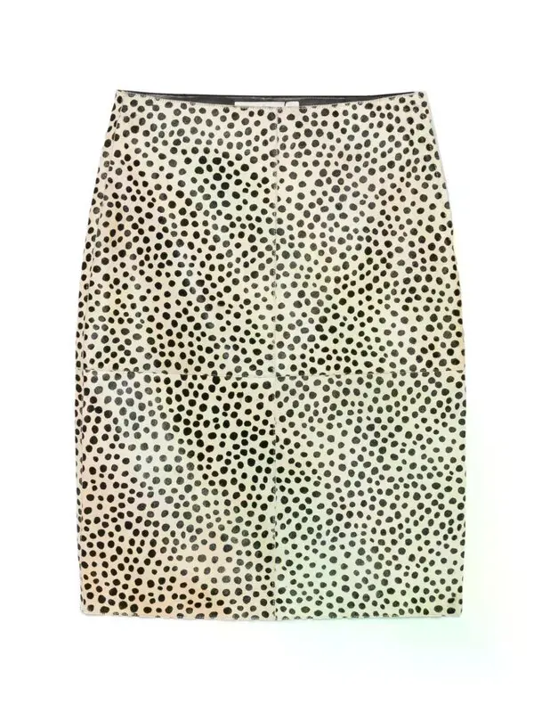 RÓHE Midi Skirt With Pony Hair
