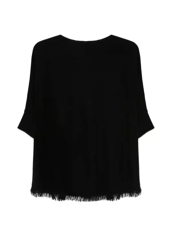 PHILO-SOFIE Fringed-hem Sweater