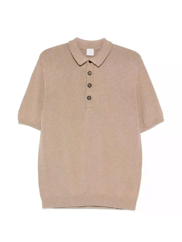 Eleventy Knitted Polo Shirt