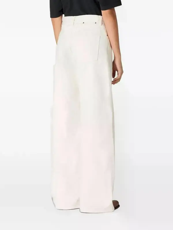 GOLDEN GOOSE Wide-leg Jeans - Neutrals