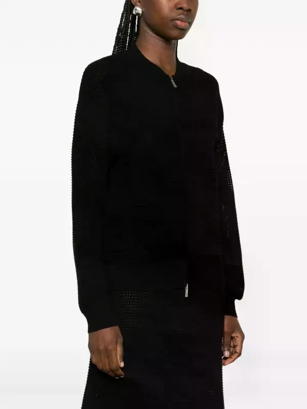 P.a.r.o.s.h Zip-up Cardigan - Black