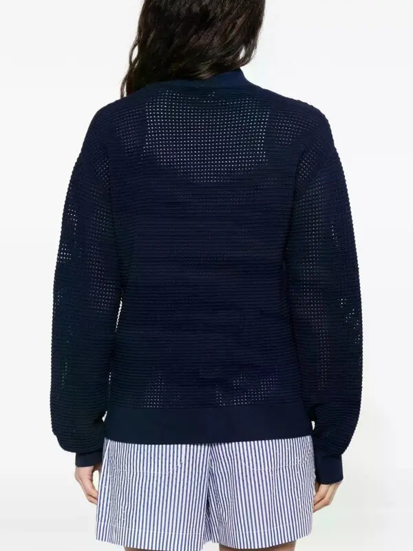 P.a.r.o.s.h Zip-up Long-sleeve Cardigan - Blue