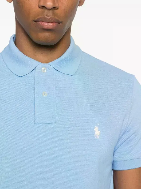 Polo Ralph Lauren Short-sleeve Piqué Polo Shirt - Blue