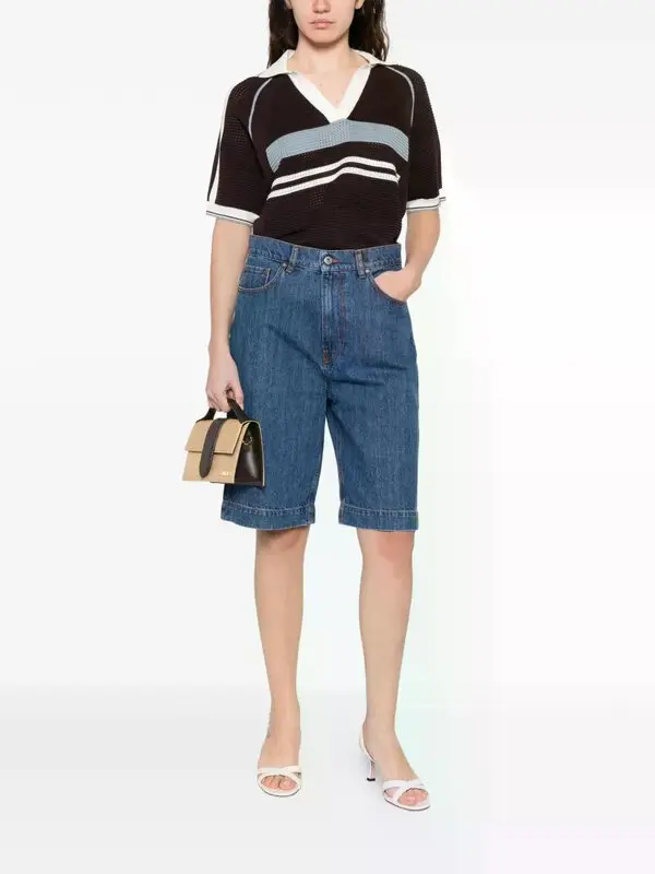 P.a.r.o.s.h Baggy Five-pocket Bermuda Shorts