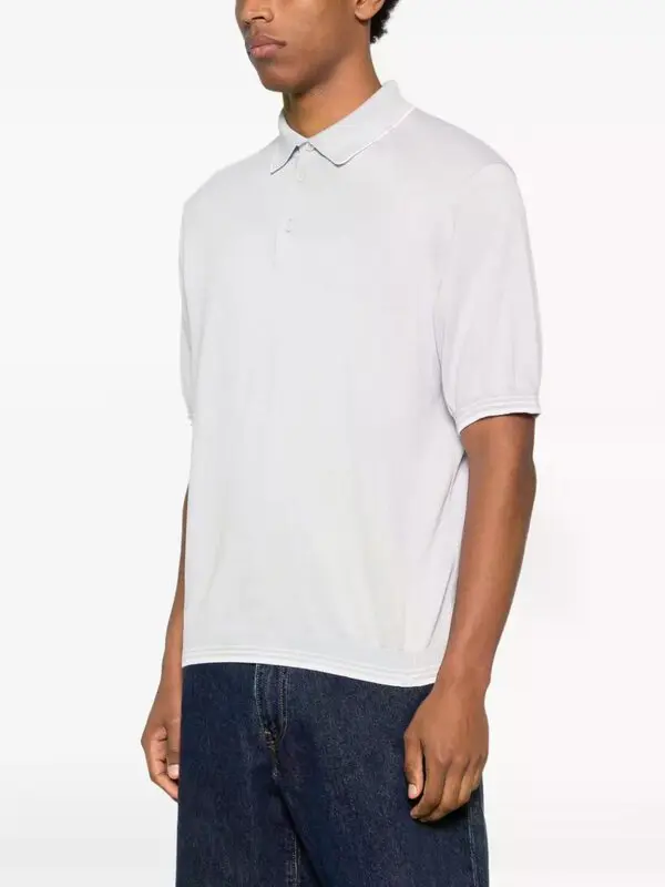 Paul & Shark Stripe-trim Polo Shirt - Blue