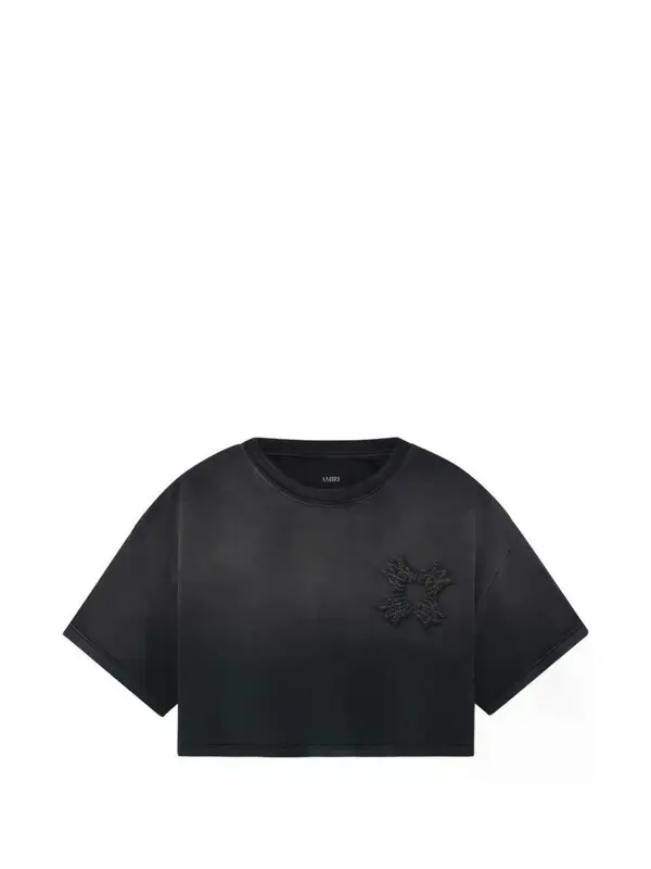 Amiri Quad Cropped T-shirt