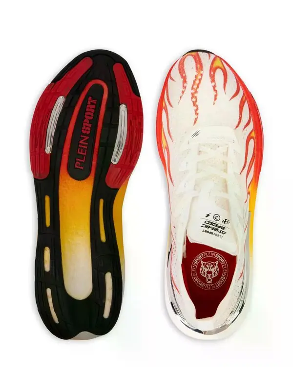 PLEIN SPORT Flame Atomic Speed Sneakers - Neutrals