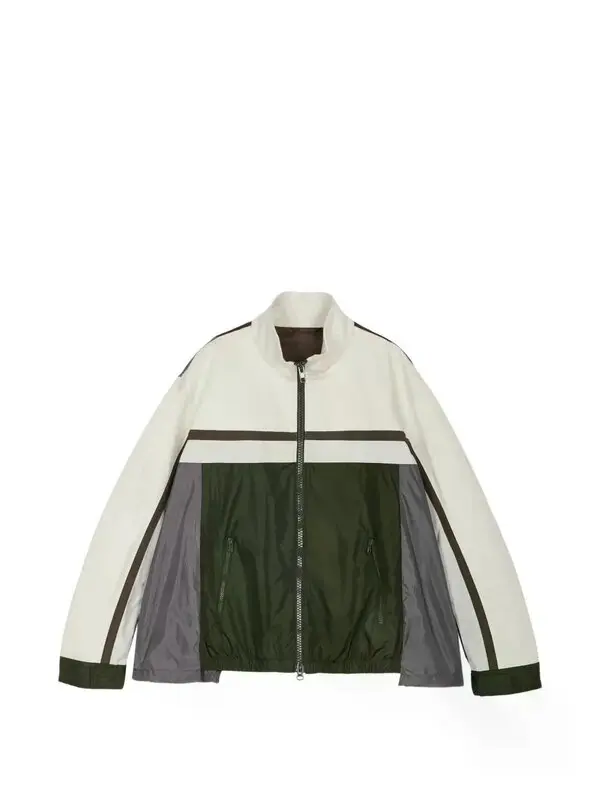 CROQUIS Striped Zip-up Jacket