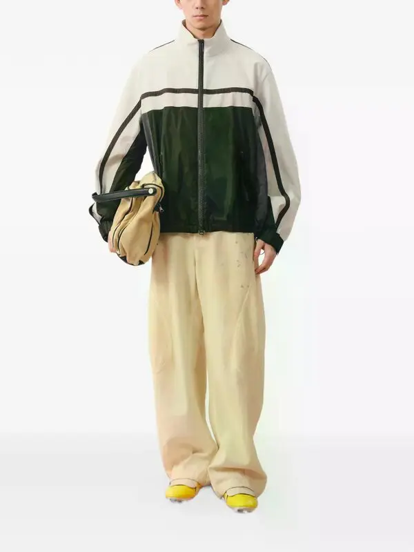 CROQUIS Striped Zip-up Jacket