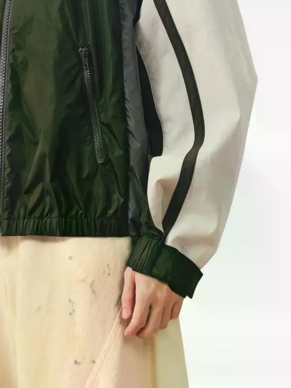 CROQUIS Striped Zip-up Jacket