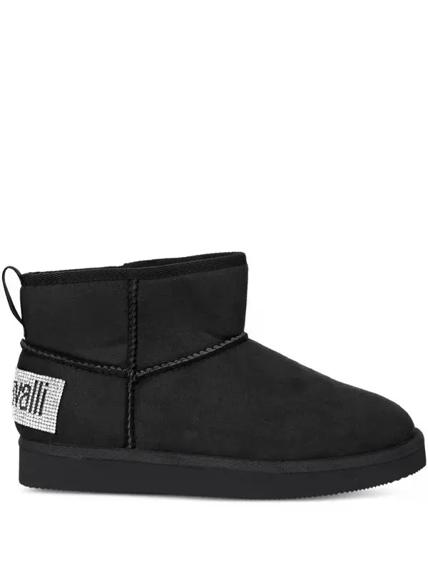 Just Cavalli Round-toe Shearling Boots